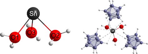 Coordination Of The Sn²⁺ Cation By Three Water Molecules Of Hydration Download Scientific