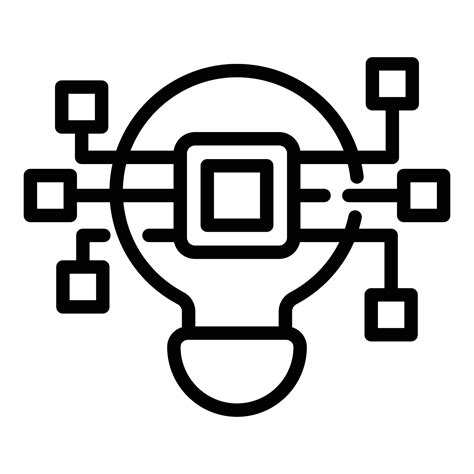 Bulb Eco Innovation Icon Outline Style 15599610 Vector Art At Vecteezy