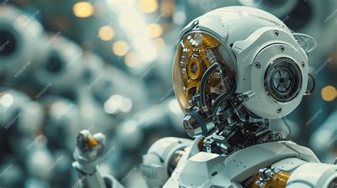 Premium Photo Robotic Automation In A Abstract Interpretation Background Image