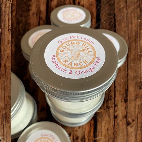 Goat Milk Lotion Applejack And Orange Peel Round Hill Ranch Ri