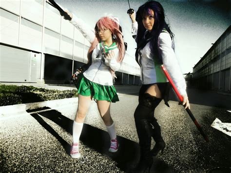 Saya Takagi And Saeko Busujima Hsotd By Kuroakaicosplay On Deviantart