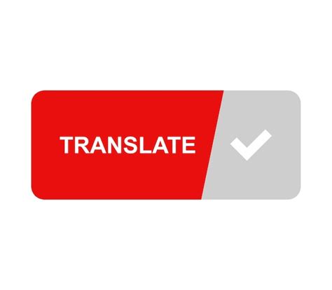 Premium Vector Translate Button