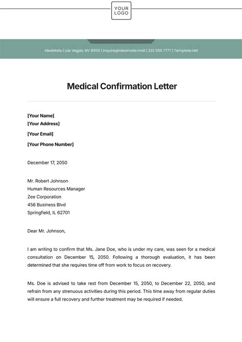 Free Hotel Confirmation Letter Template To Edit Online