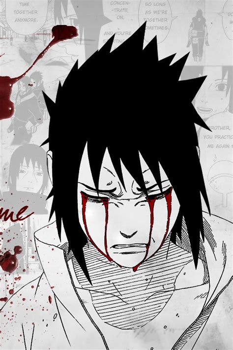 Mangekyou Sharingan Sasuke Bleeding Eye