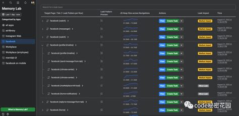推荐一个检测 Javascript 内存泄漏的神器 Js内存泄漏检测工具