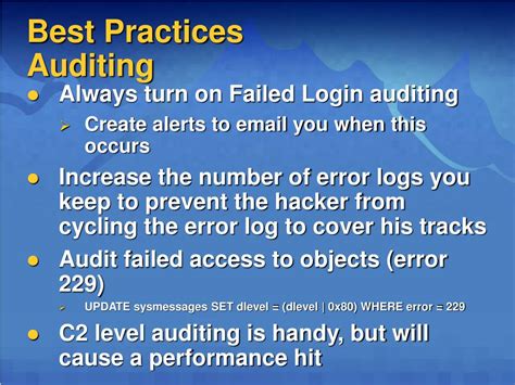 Ppt Sql Server Security Update And Best Practices Powerpoint