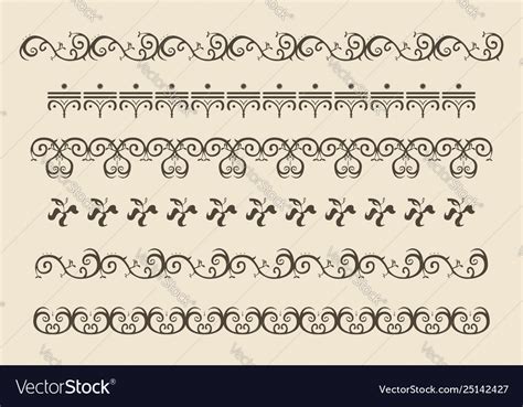 Curl Lines Royalty Free Vector Image VectorStock