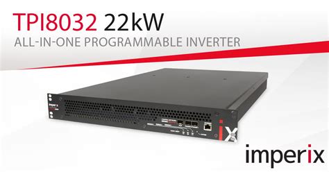 Programmable Inverter All In One 22kw Development Platform Tpi8032
