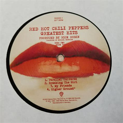 Greatest Hits Red Hot Chili Peppers