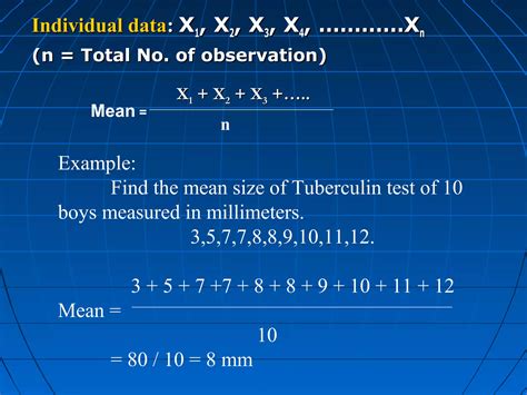Measures Of Central Tendency PPT