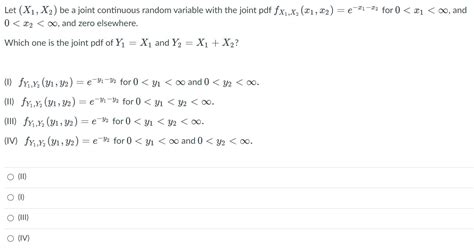 Solved Let X1x2 Be A Joint Continuous Random Variable