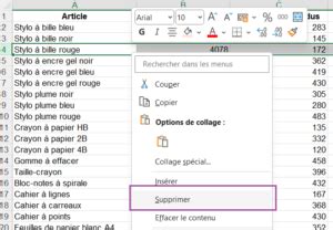 Comment Supprimer Une Ligne Sur Excel La Pro Du Bureau