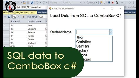 Load Data From Sql To Combobox In C Youtube