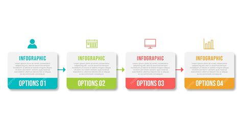 Premium Vector Timeline Infographic Design Element And Number Options Business Concept With 4