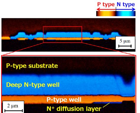 Cross Sectional Scanning Capacitance Microscopy SCM Image Of The Download Scientific Diagram