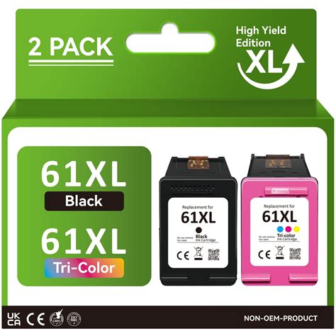 61xl Ink Cartridges For Hp Printer 61 Xl Combo Pack For Hp Officejet