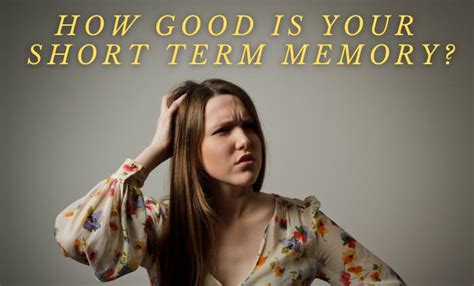 Quiz How Good Is Your Short Term Memory IQ Quizzes
