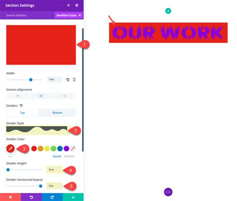 How To Create Stunning Text Designs Using Section Dividers In Divi Ask The Egghead Inc