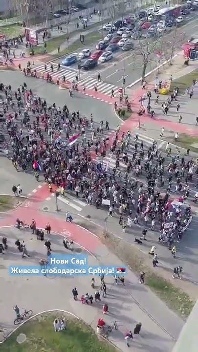 Нови Сад Живела слободарска Србија 🇷🇸 Youtube