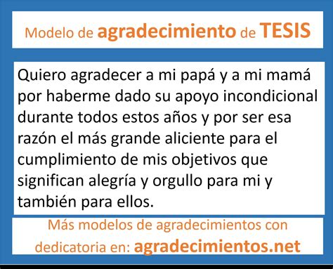 Agradecimientos De Tesis A Mis Padres Dedicatorias