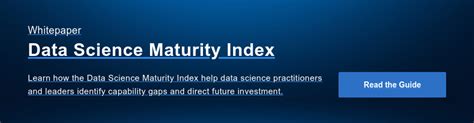 Introducing The Data Science Maturity Model
