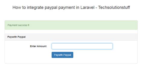 laravel 8 paypal payment gateway integration