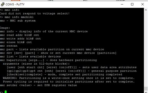 linux processor sdk am335x emmc formatting fails processors forum