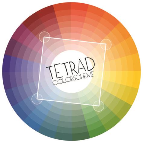 Tetrad Design Of The Picture Book Picture Book Hue Color Color Theory