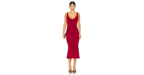 Mirror Palais Iman Supermodel Dress In Red Lyst
