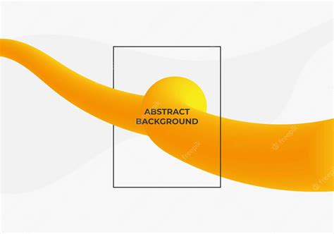 Premium Vector Abstract White Background With Orange Gradient Fluid