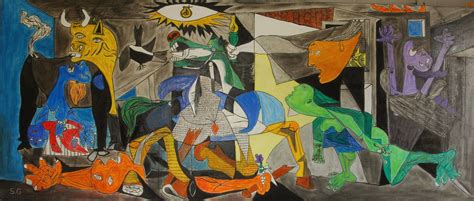 Guernica Pablo Picasso Color