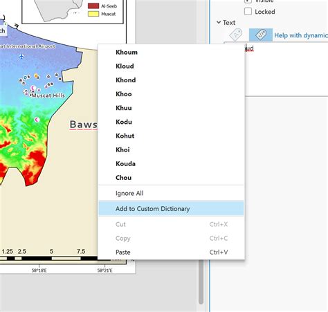 Solved Text Element In Layout Showing Error Line Under Pl Esri Community