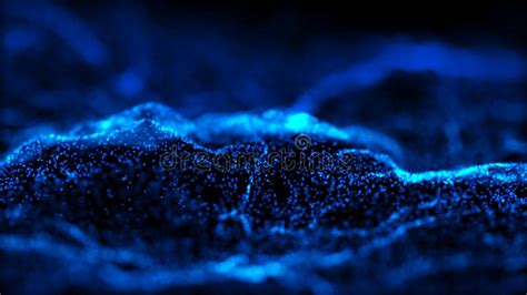 Wave Of Particles Abstract Particle Data Visualization Abstract Digital Background 4k