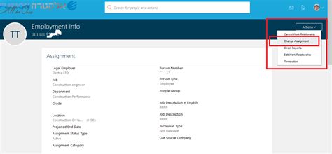 Why Employment Info Actions Button Is Missing — Cloud Customer Connect