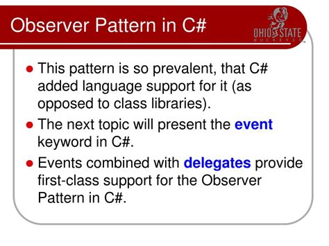 Ppt Programming In C Observer Design Pattern Powerpoint Presentation