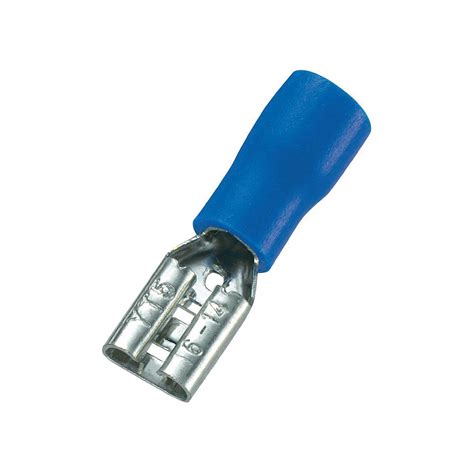 Crimp Terminal Fork 5 3mm Blue [pack Of 100]