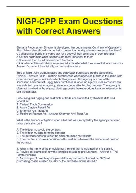 Nigp Cpp Exam Questions With Correct Answers Nigp Cpp Stuvia Us