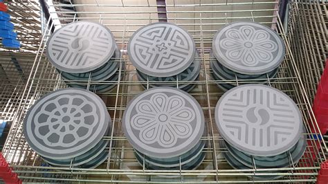 전통문양 패턴타일 제작