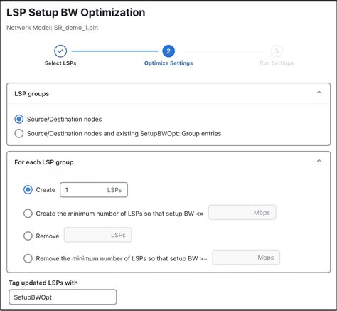 Cisco Crosswork Planning Design 70 User Guide Optimize Lsps Cisco