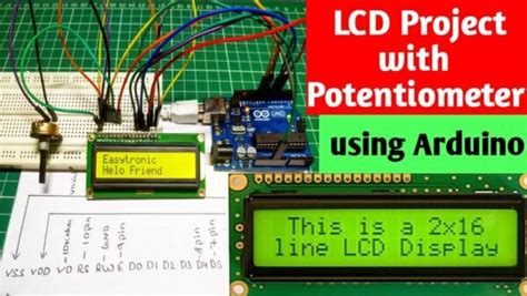 Interface Lcd With Arduino 16x2 Lcd Arduino Arduino Lcd Tutorial