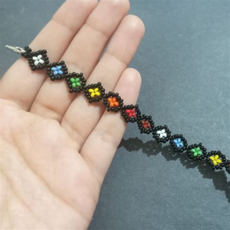 How To Make A Colorful Beaded Bracelet Tutorial Easy Seed Bead Bracelet Making Beaded