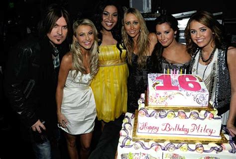 Miley Cyrus Celebrates Her 16th Birthday At The American Music Awards