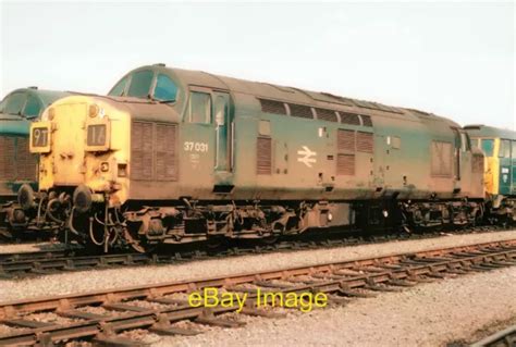 Photo Railway 6x4 Class 37 37031 Stabled At York C1976 £200 Picclick Uk