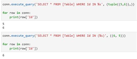 Sql Query With In Condition · Issue 726 · Pymssqlpymssql · Github