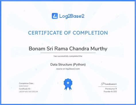 data structure python srirama bonam