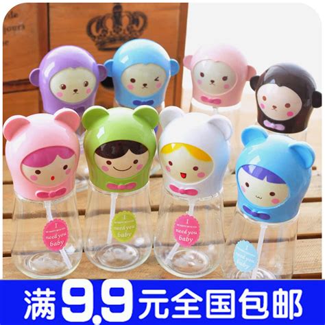 可爱迷你憨态娃娃大号喷雾瓶 透明塑料小喷瓶 香水小喷壶分装瓶 杨小草11