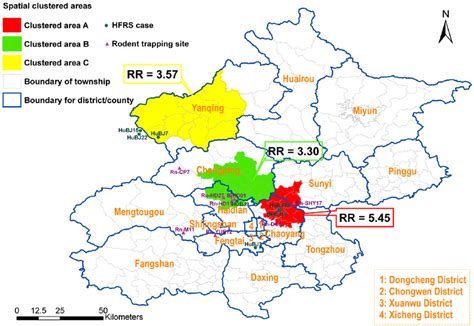 Spatial Clustered Areas With Higher Incidence Of Hfrs Using Spatial