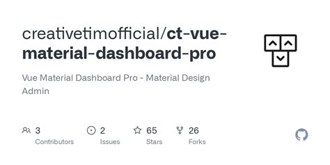 GitHub Creativetimofficial Ct Vue Material Dashboard Pro Vue