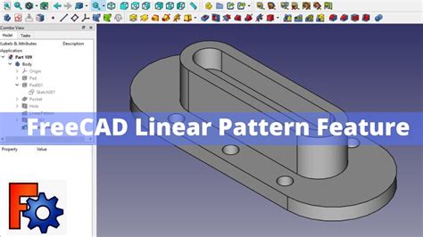Freecad Linear Pattern Feature Freecad Tut Open Video