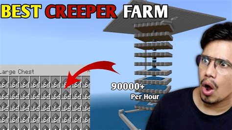I BUILD A GIANT CREEPER FARM MINECRAFT SURVIVAL SERIES PART YouTube